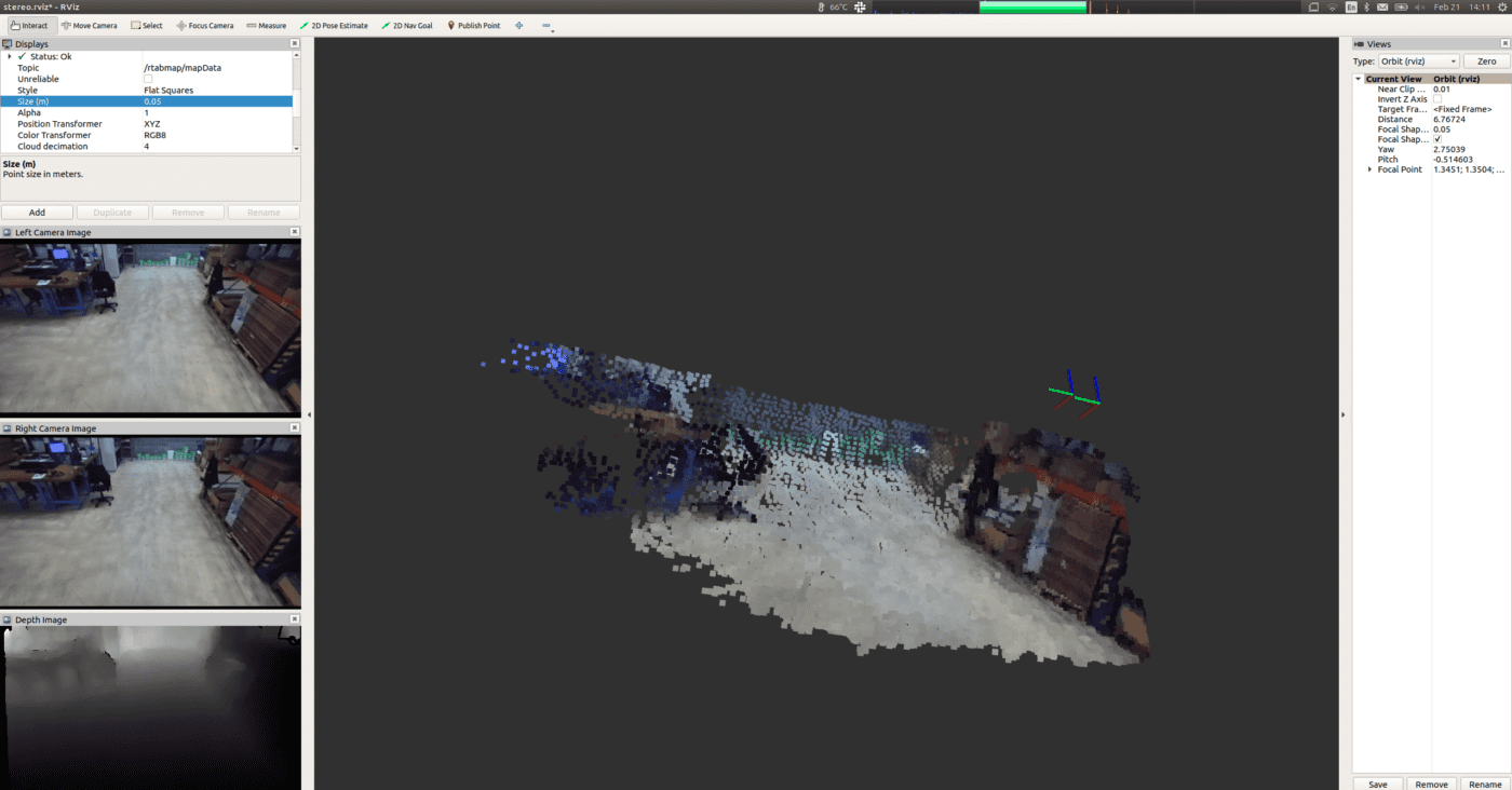 Visual Odometry with the zed stereo camera – Kapernikov