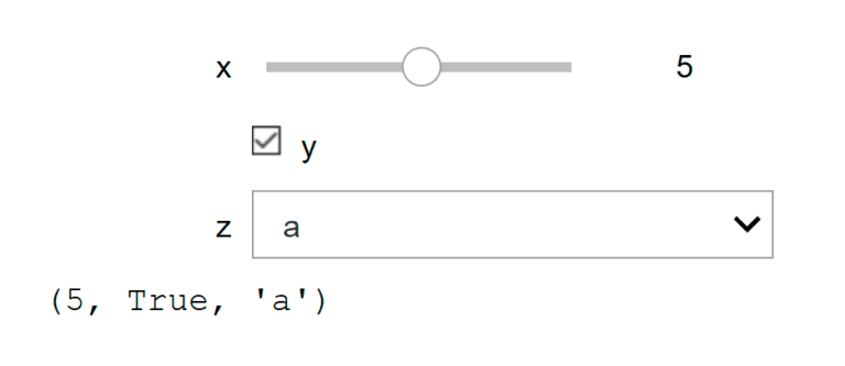 Ipywidgets with matplotlib – Kapernikov